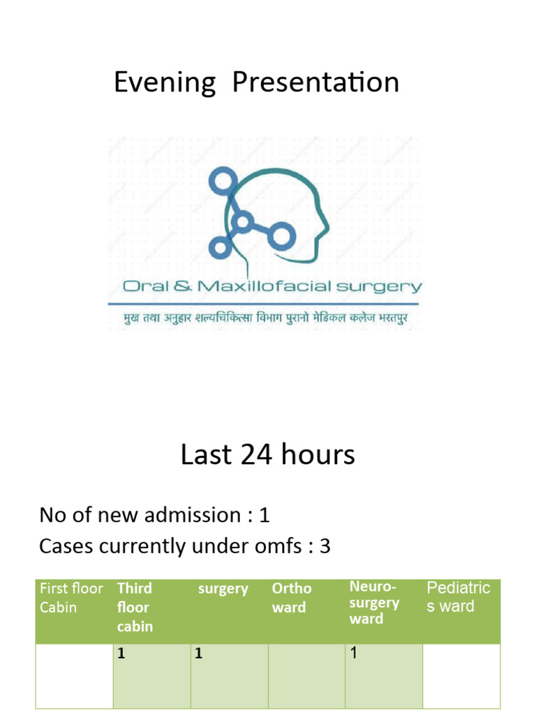 OMFS Dental Morning17th December | PDF