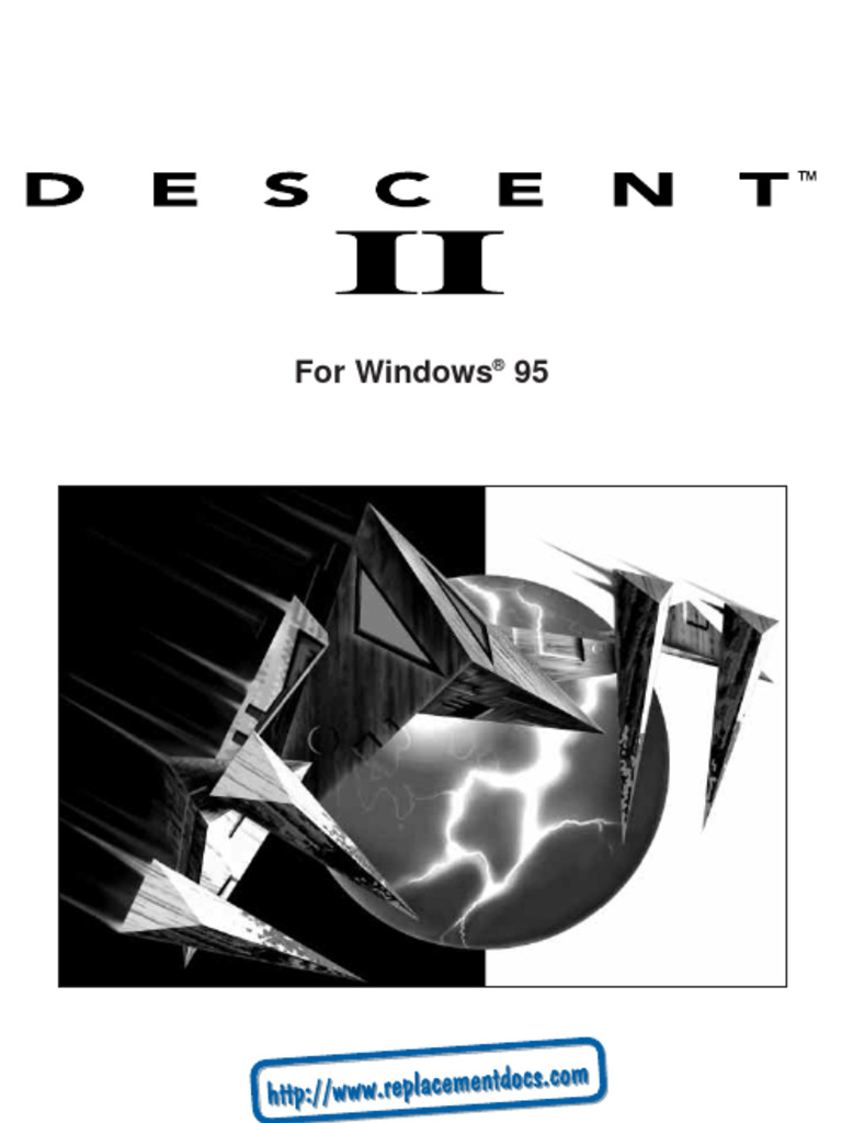Descent II - Manual - PC | PDF | Menu (Computing) | Computer Keyboard