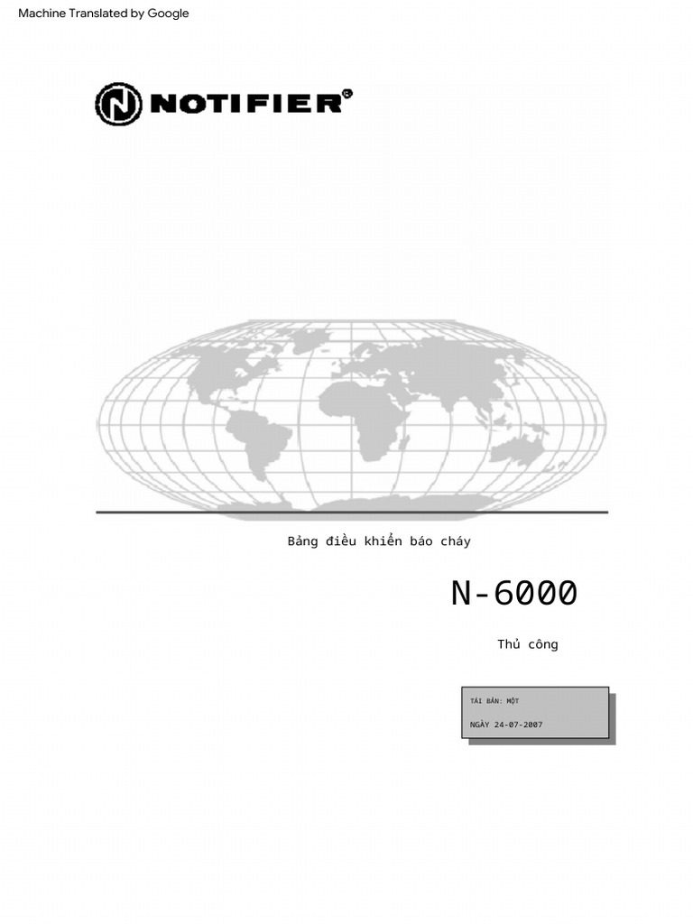 Notifier - Manual - N6000 TV | PDF