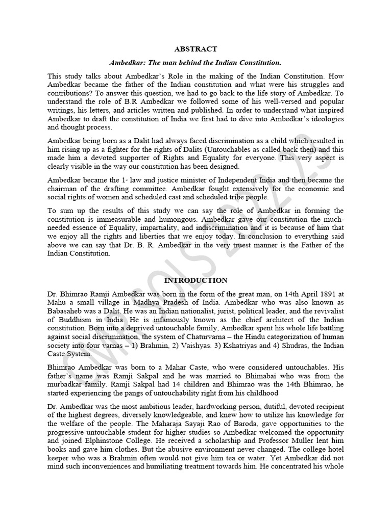 Research Paper PO | PDF | Dalit | Democracy