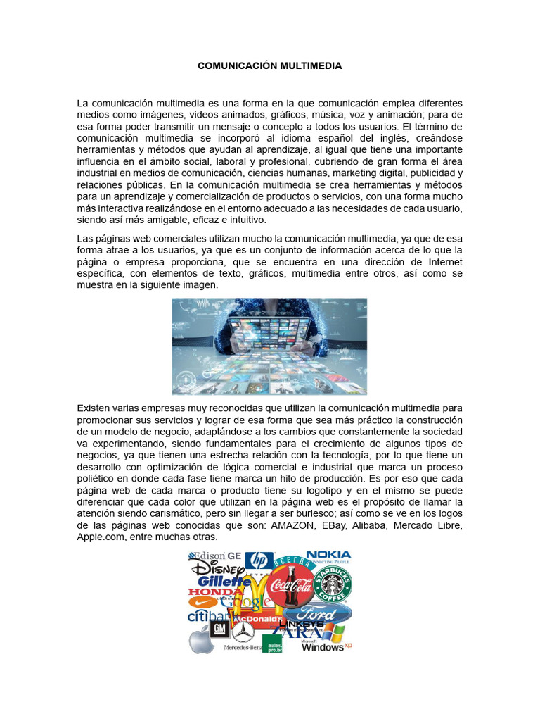 Comunicación Multimedia | PDF