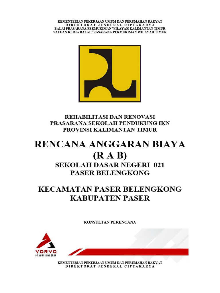 Sampul Pupr - Rab | PDF | Griya & Taman | Teknologi & Rekayasa