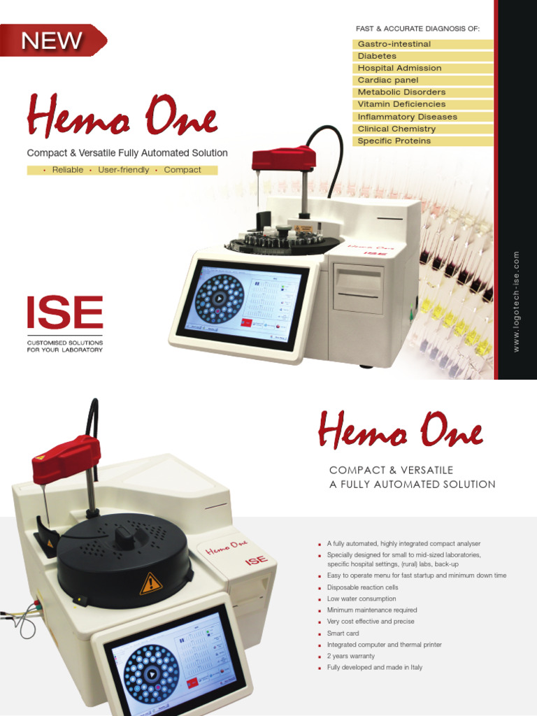 Hemo One Analyser Ise 30102023 v29 | PDF | Calibration | Lipoprotein
