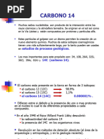 Carbono 14 | PDF | Datación por radiocarbono | Desintegración radioactiva