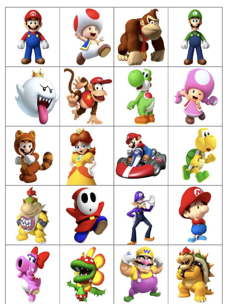 Mario Cards | PDF