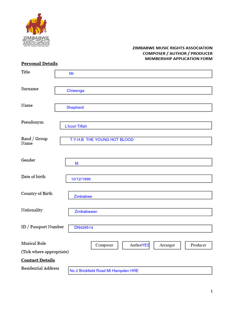 New Application Form 2022 | PDF | Assignment (Law) | Broadcasting