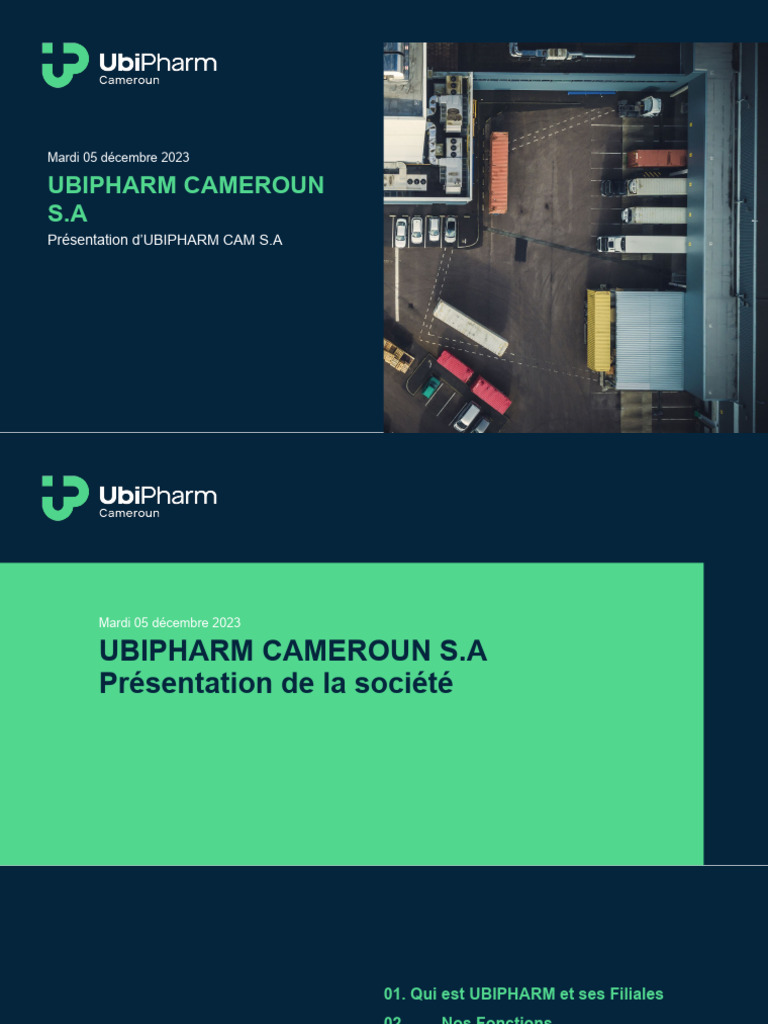 Présentation1 UBIPHARM | PDF | Système de management de la qualité ...