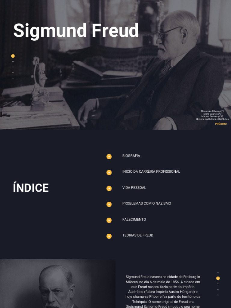 Sigmund Freud | PDF | Sigmund Freud | Psicanálise