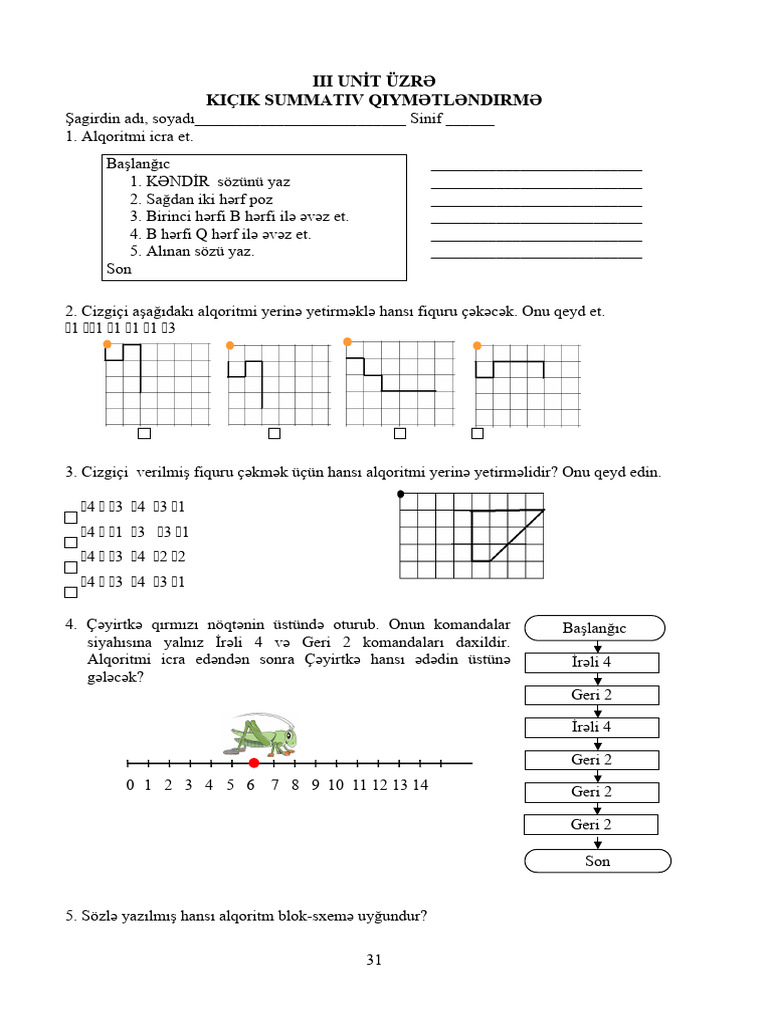 138 4 sinif-KSQ-3 | PDF