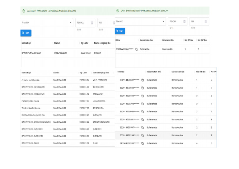 Pendaftaran BBL | PDF