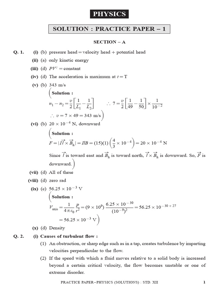 MQP Ans 01 | PDF | Photoelectric Effect | Rotation Around A Fixed Axis