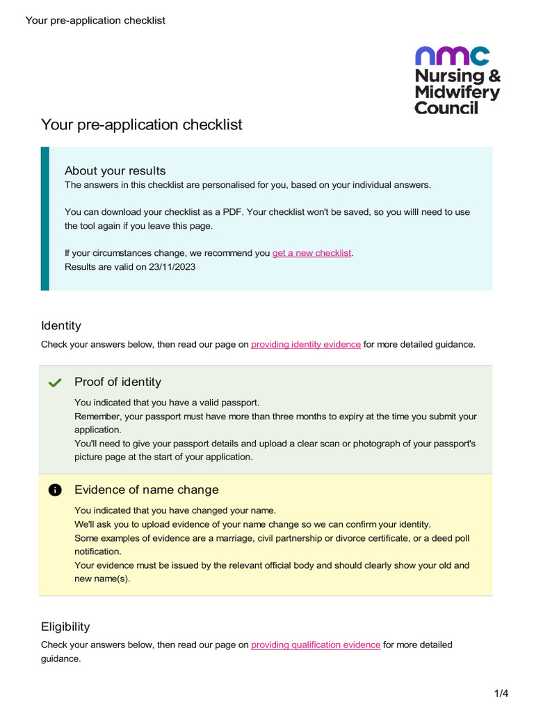 Your Pre-Application Checklist | PDF | Social Programs | Public Services