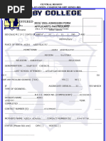 Oshigambo High School 2026 Application Form | PDF