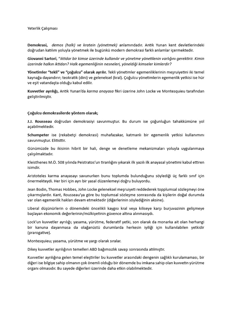 Yönetim Nedir, Notlar | PDF