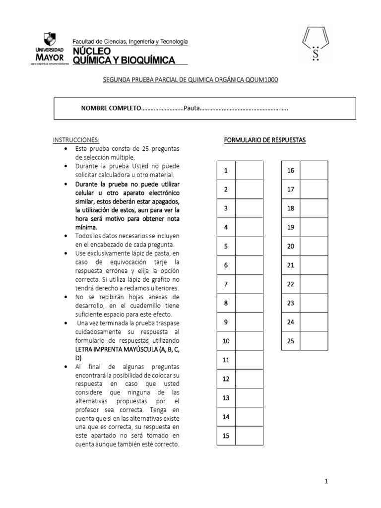 Pp2 2022 Qoum1000 Pauta Tiofurano | PDF | Lípido | Carbohidratos