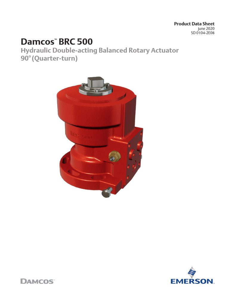 Product Data Sheet Damcos BRC 500 en 60338 | PDF | Actuator | Valve