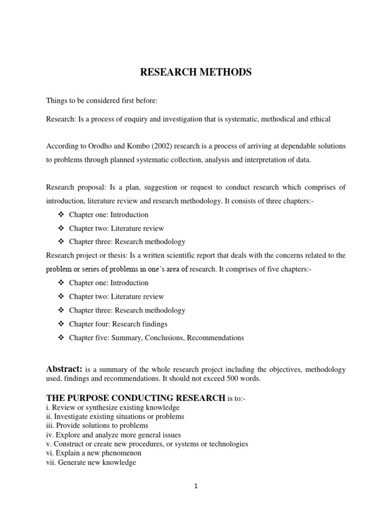 Research Method | PDF | Methodology | Hypothesis