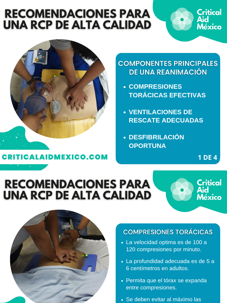BHeusSzQ Recomendaciones RCP de Alta Calidad Critical Aid Mexico | PDF