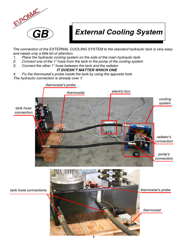 External Cooling System Installation Guide | PDF | Thermostat ...