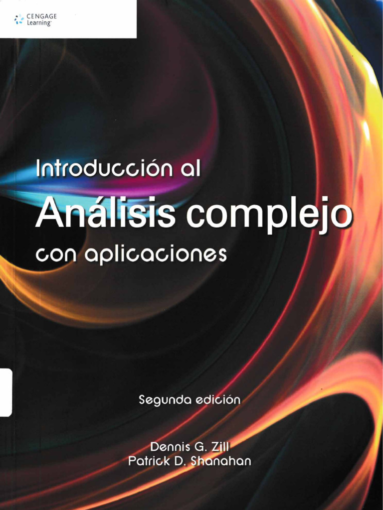 Introducción Al Análisis Complejo Con Aplicaciones - Zill Dennis | PDF