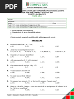 Subiect Comper Mate EtapaI 2023 2024 clasaIII | PDF