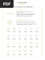 Cartier Ring Size Chart US | PDF