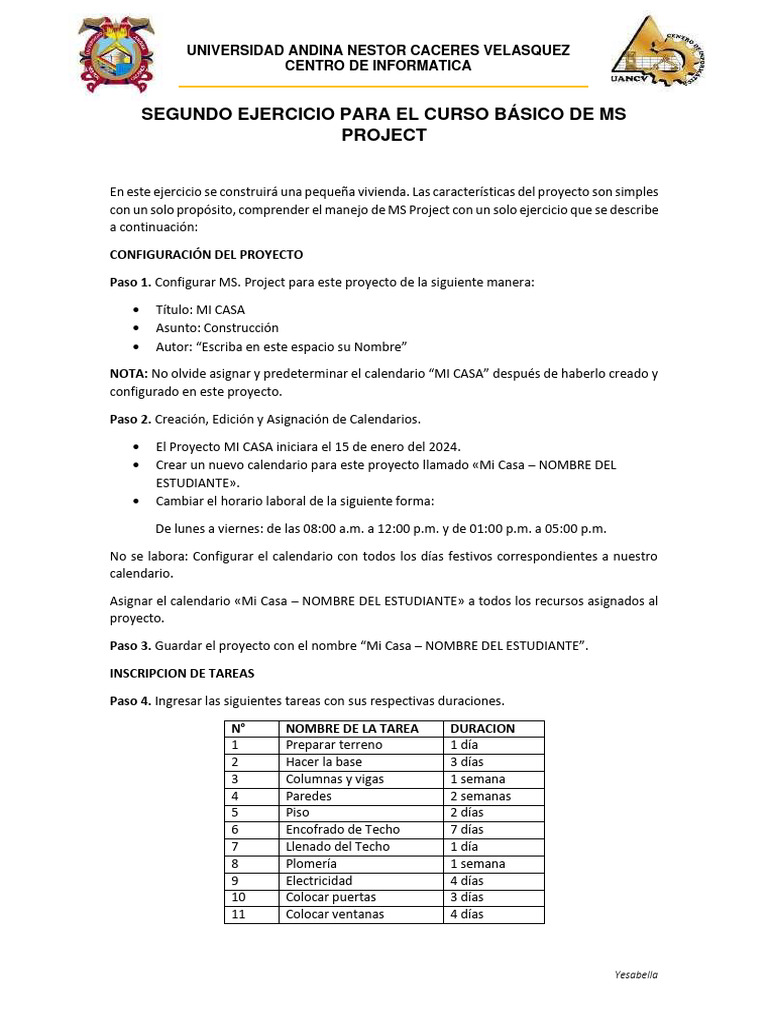 Segundo Ejercicio Enero 2024 | PDF