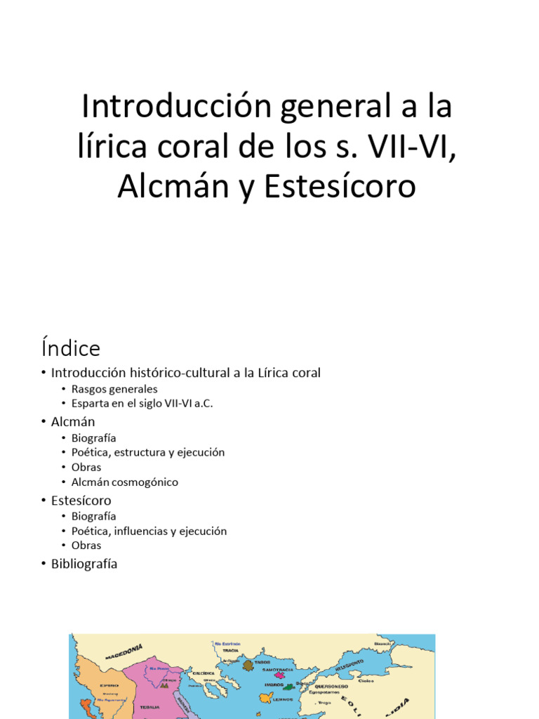 Alcmán y Estesícoro: Lírica Coral Griega | PDF | Esparta