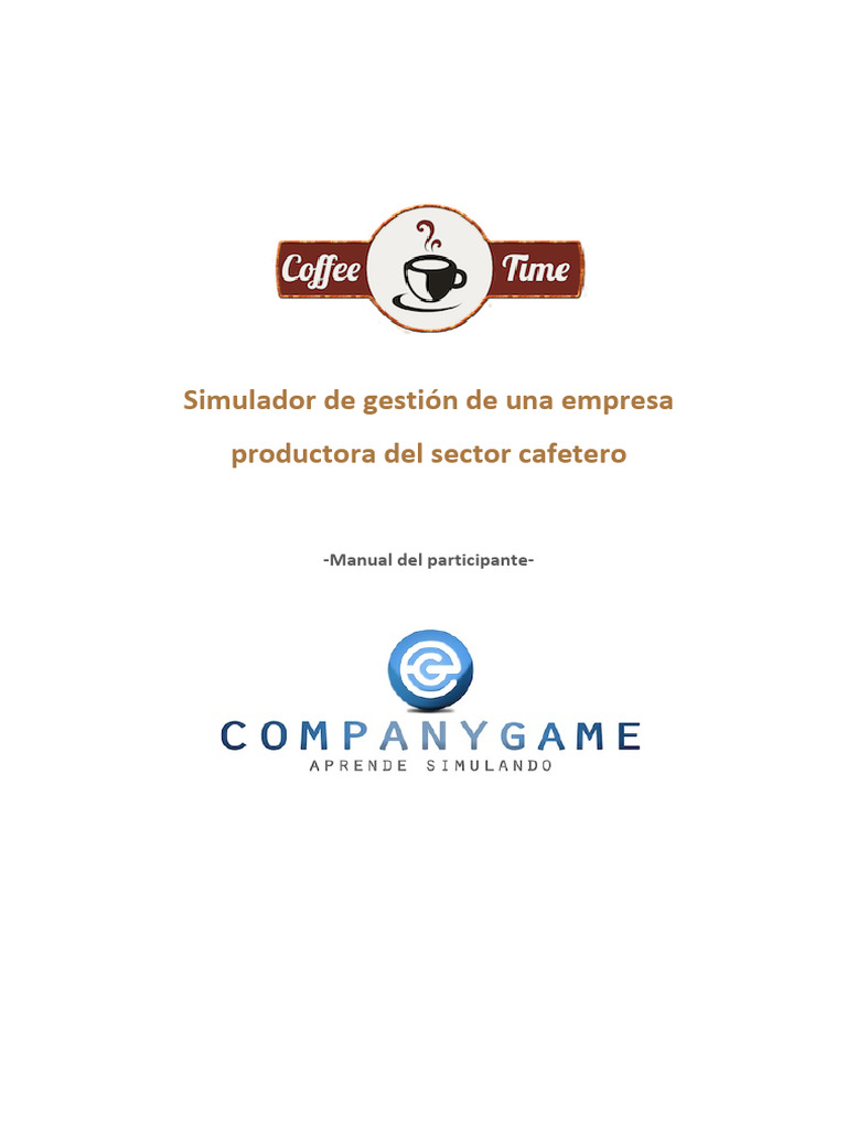 Cg-Manual Coffeetime | PDF | Marketing | Presupuesto