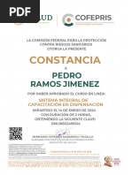 Constancia SICAD Curso 2023 | PDF