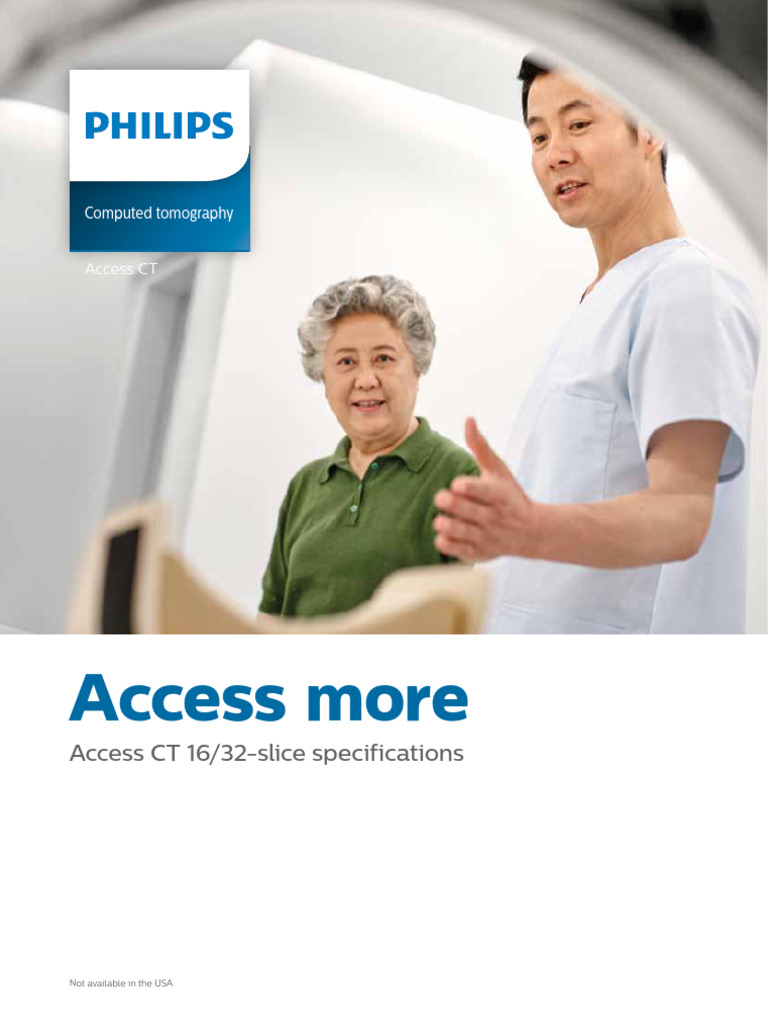 Philips Access CT 16/32 Slice Specs | PDF | Ct Scan | Medical Imaging
