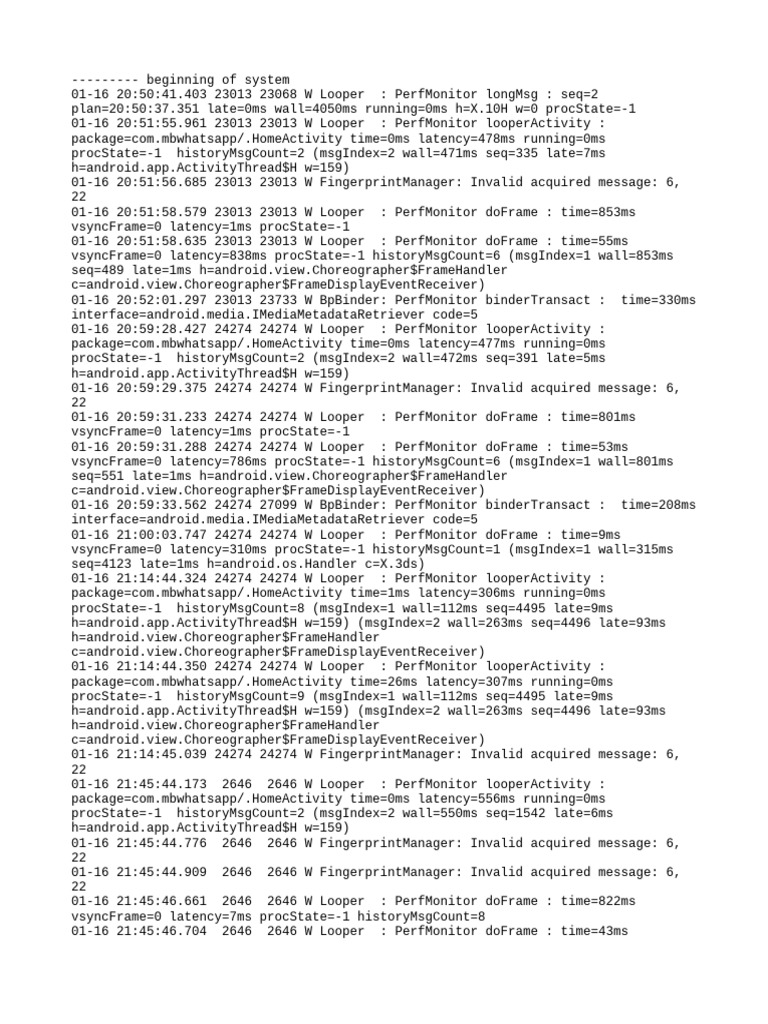 Logcat Pdf Java Programming Language Android Operating System 8060
