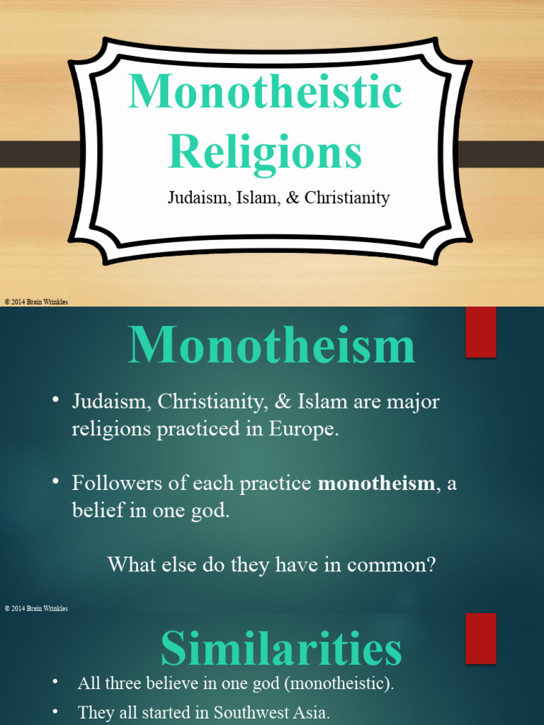 MONOTHEISM | PDF | Monotheism | Jesus