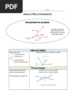 Parallel Lines Angle Worksheet | PDF | Angle | Euclidean Geometry