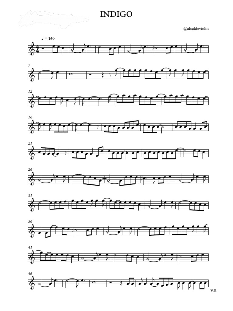 Indigo Partitura Violin | PDF