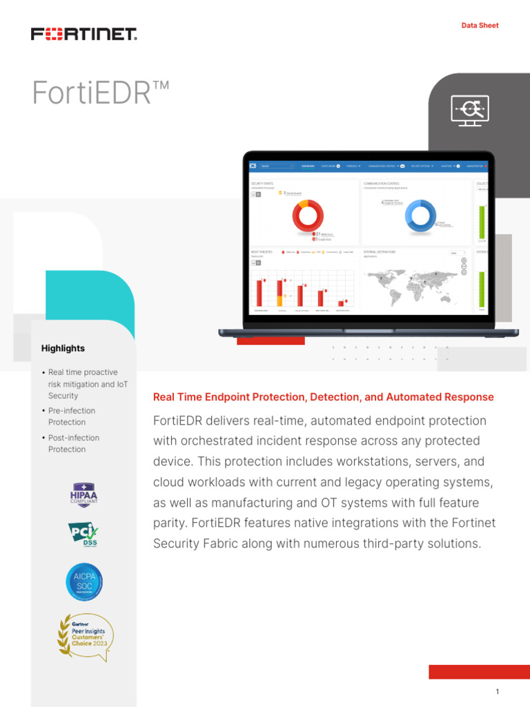 Fortiedr | PDF | Cloud Computing | Computer Security