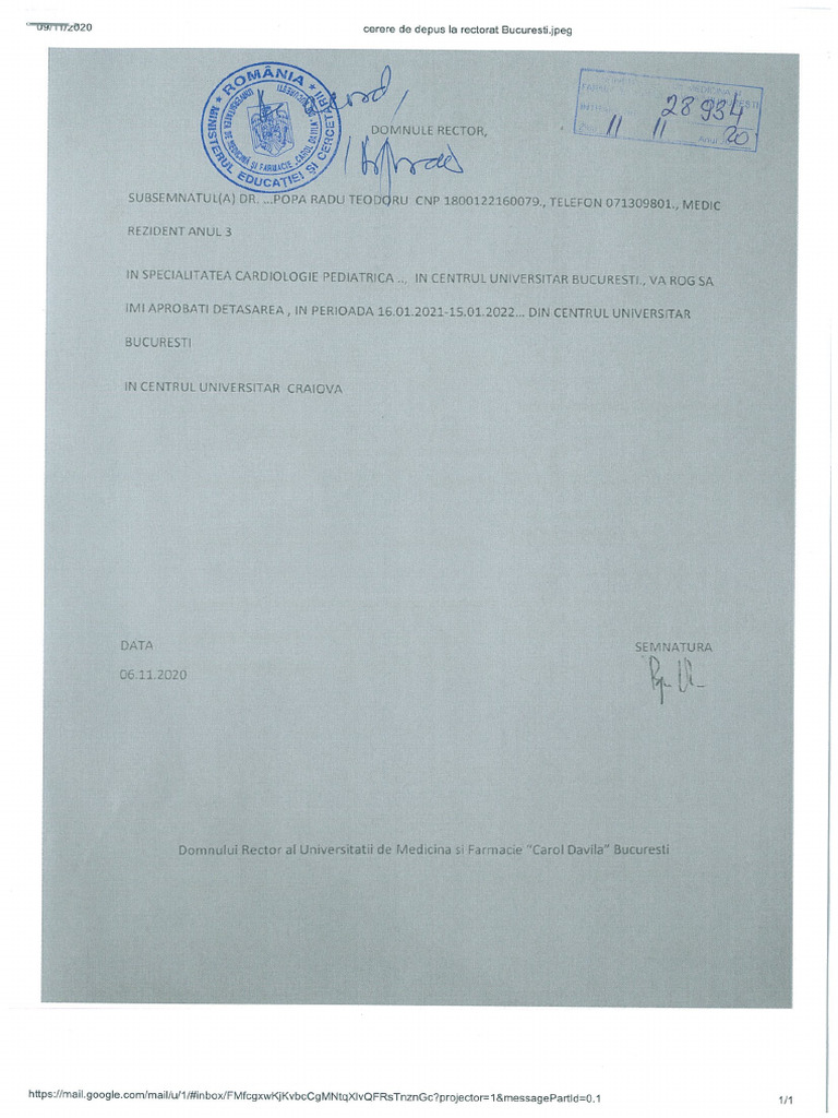 Acord Umfcd PT Bioetica | PDF