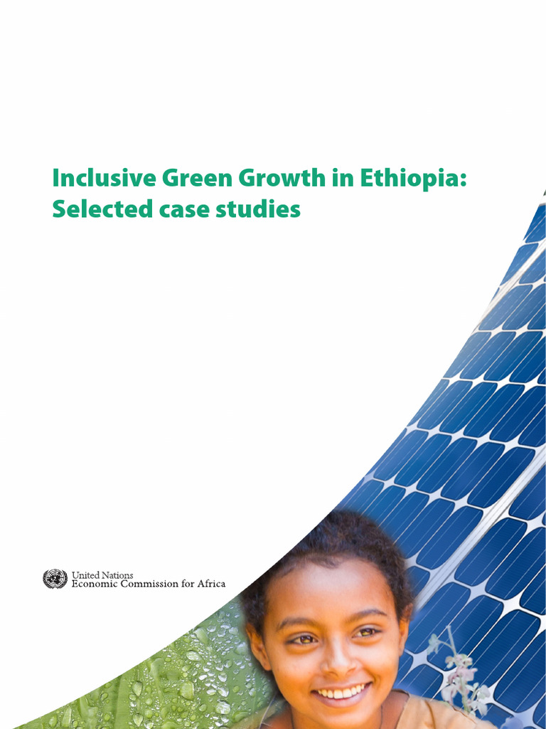 Inclusive Green Growth in Ethiopia Final | PDF | Sustainability | Green ...