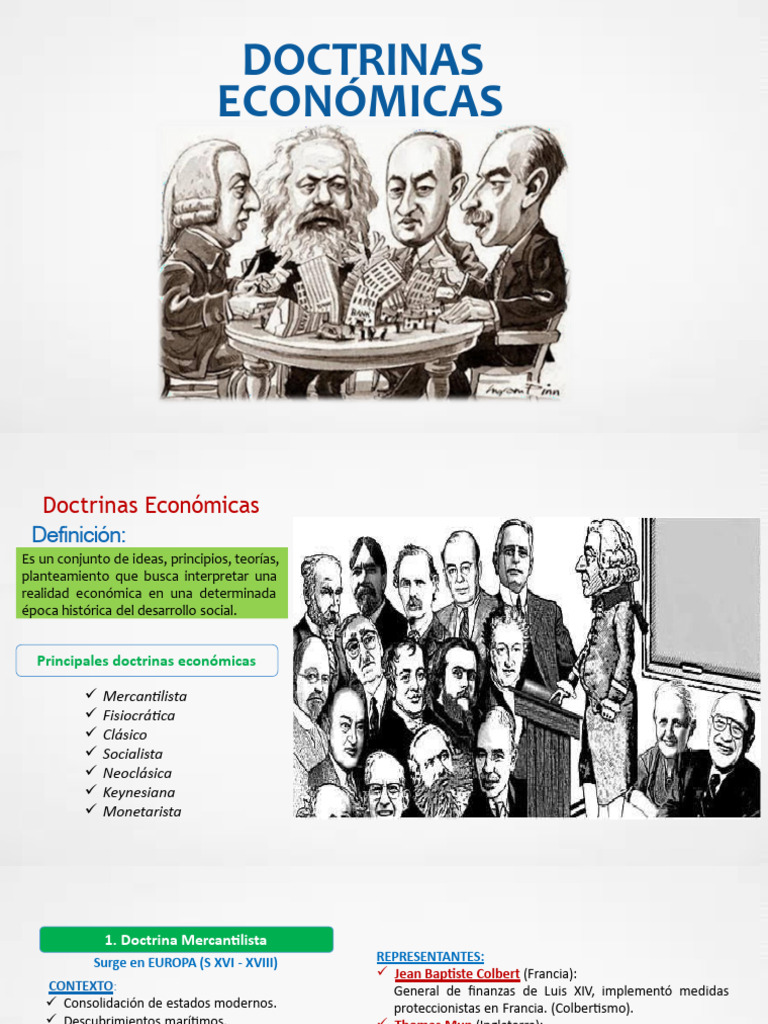 Doctrinas Económicas | PDF | Riqueza | Historia del pensamiento económico
