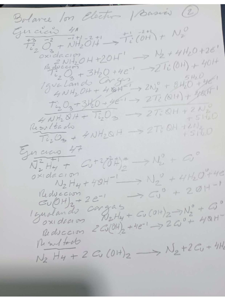 Balance IE Medio Basico | PDF