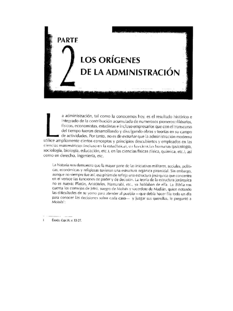 Origenes Admon | PDF