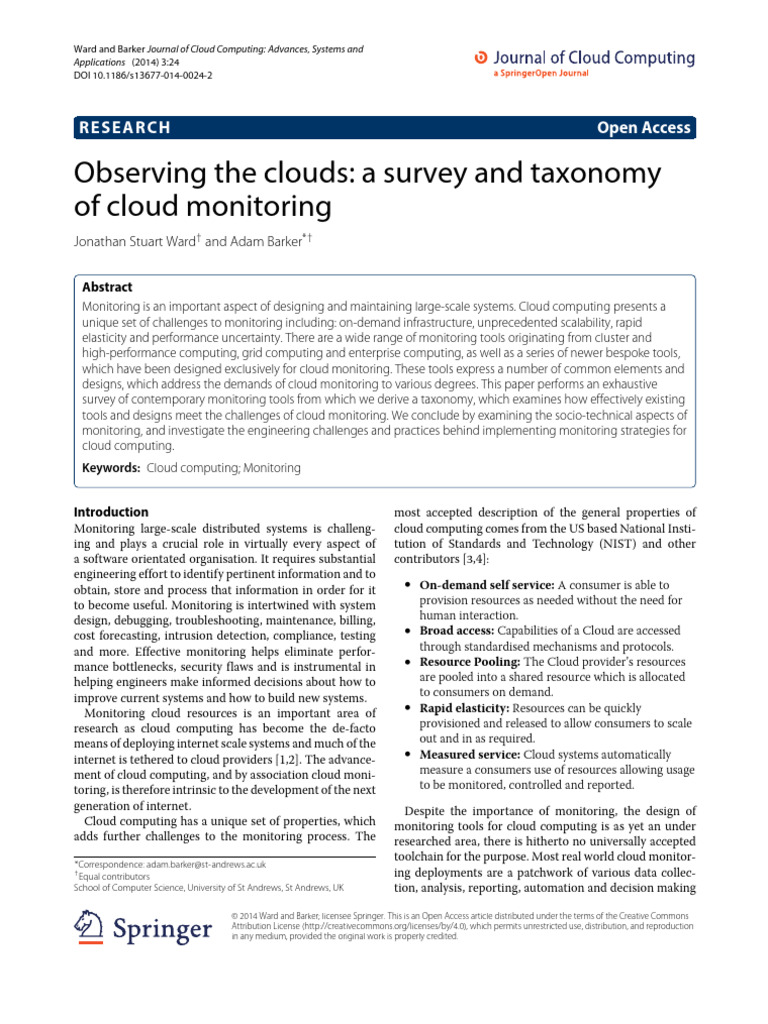 Survey On Cloud | PDF | Cloud Computing | Computing
