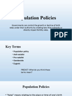Pro-Natalist and Anti-Natalist Policies - GEOGRAPHY MYPGCSEDP | PDF ...