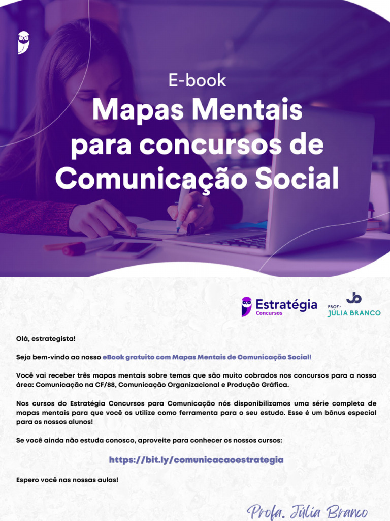Ebook Gratuito Mapas Mentais | PDF