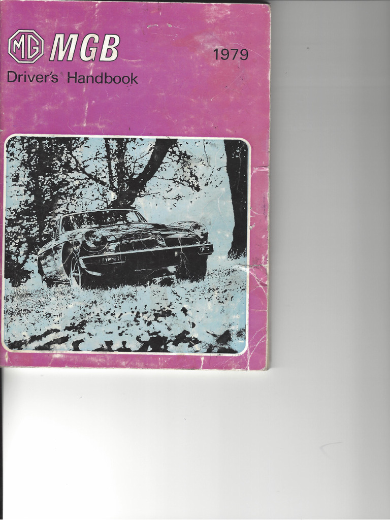 MGB driver's handbook 1979 | PDF