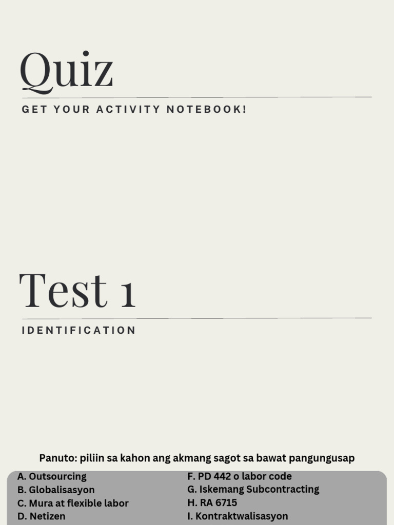 Quiz Pdf