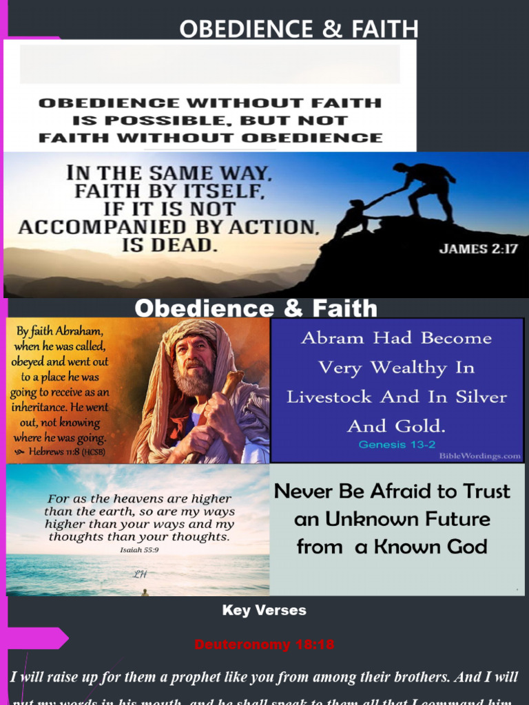 Obedience and Faith | PDF