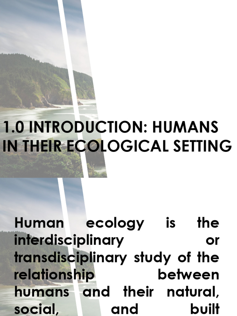 Human Ecology | PDF