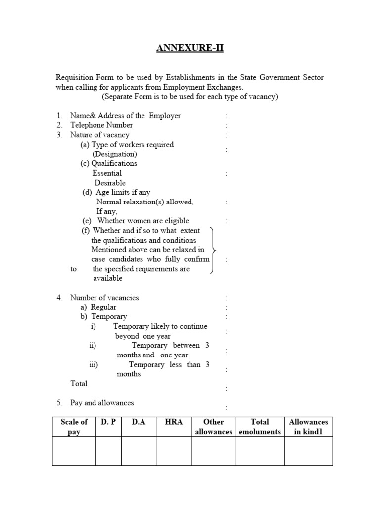 REQUISITION FORM State | PDF | Employment | Business