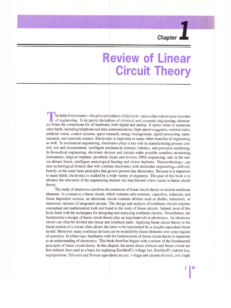 EC410-Chapter 1 | PDF | Electrical Network | Network Analysis ...